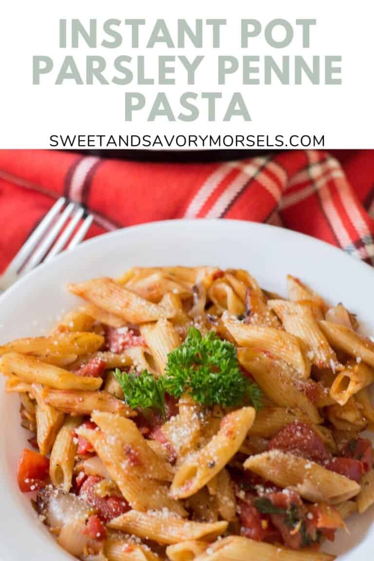 Instant Pot Parsley Penne Pasta Recipe