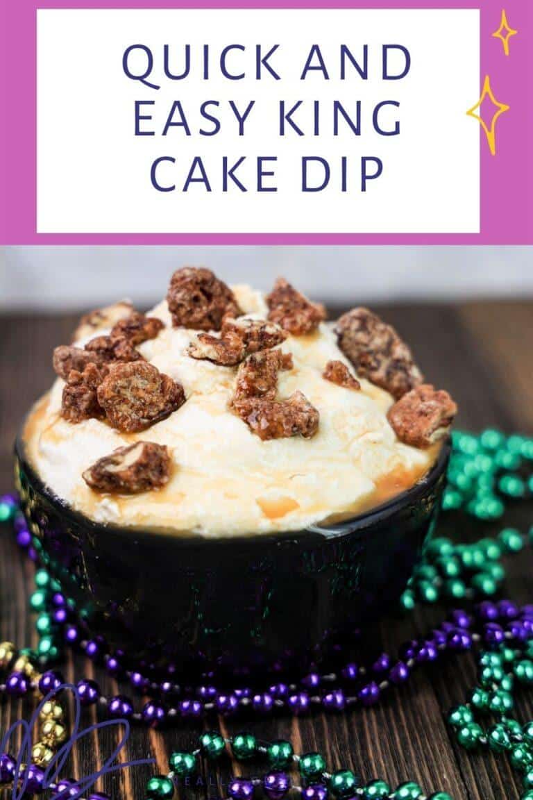 Quick and Easy King Cake Dip - Sweet and Savory Morsels
