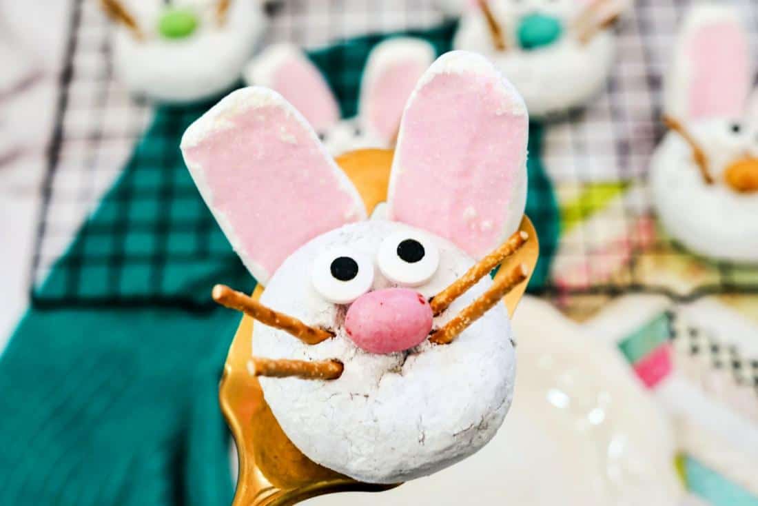 Easy Easter Bunny Donuts - Sweet and Savory Morsels