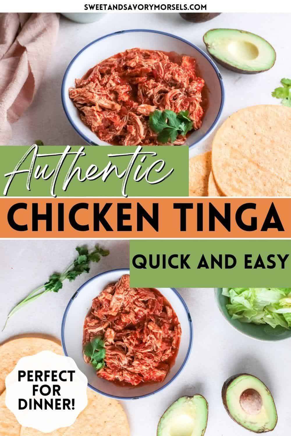 Quick and Easy Chicken Tinga (Authentic Mexican Tinga De Pollo) - Sweet ...