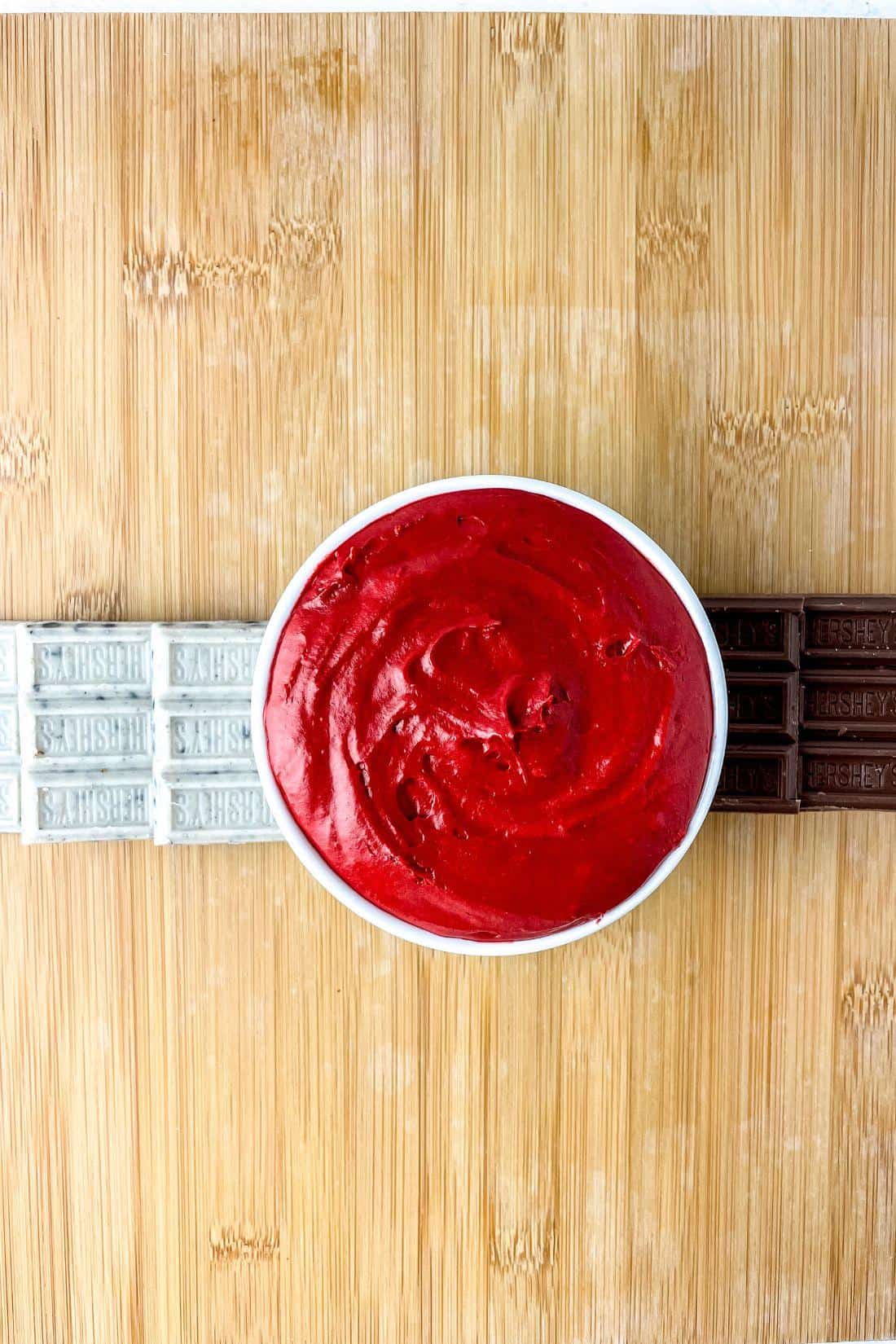 RED VELVET MARSHMALLOW DIP CHARCUTERIE - Sweet and Savory Morsels