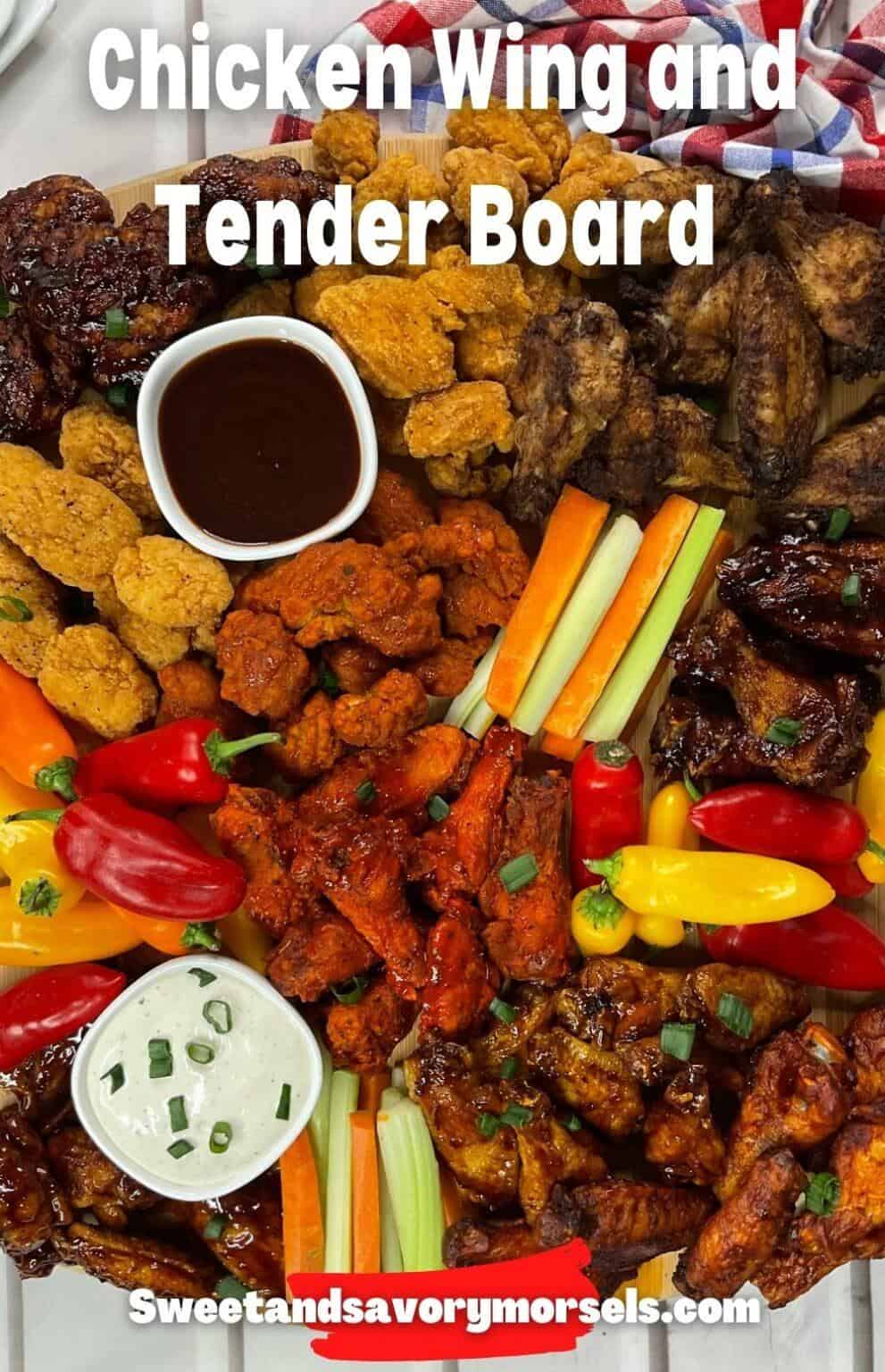 Spice up Your Gathering with our Chicken Wing and Tender Board - A ...