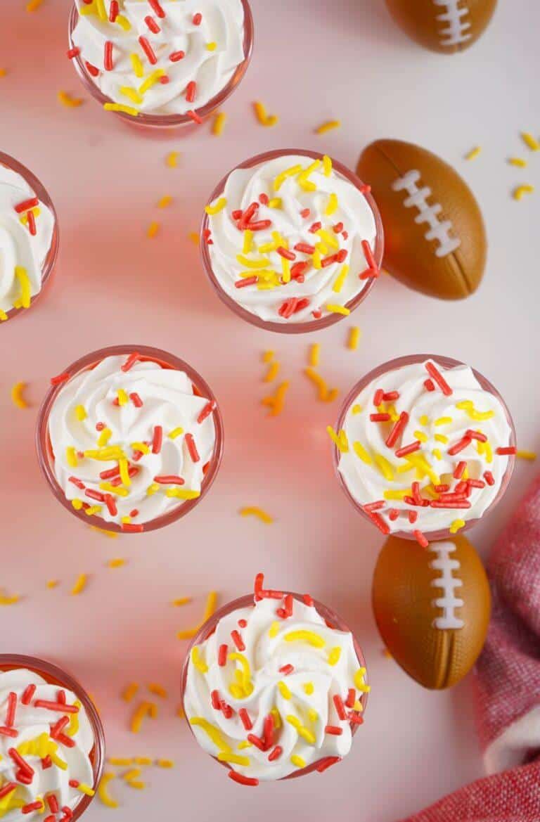 CHIEFS JELLO SHOTS: THE ULTIMATE GAME DAY COCKTAIL - Sweet and Savory ...