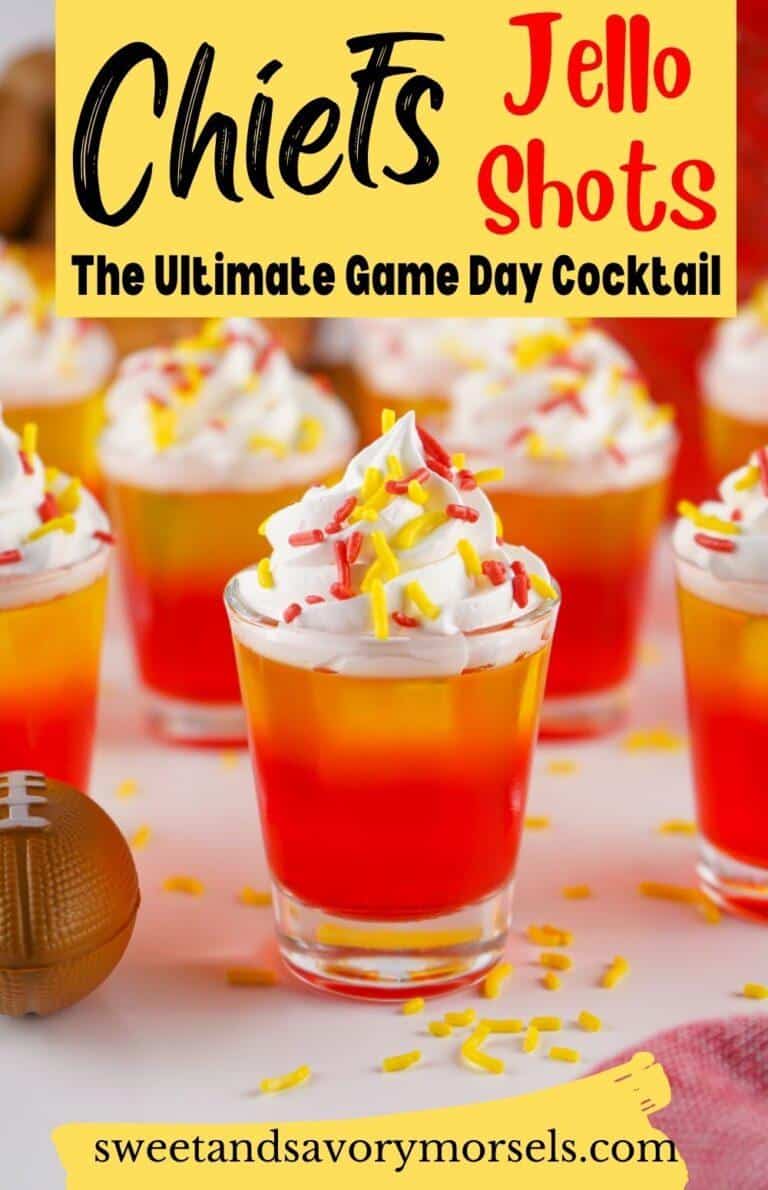 CHIEFS JELLO SHOTS: THE ULTIMATE GAME DAY COCKTAIL - Sweet and Savory ...