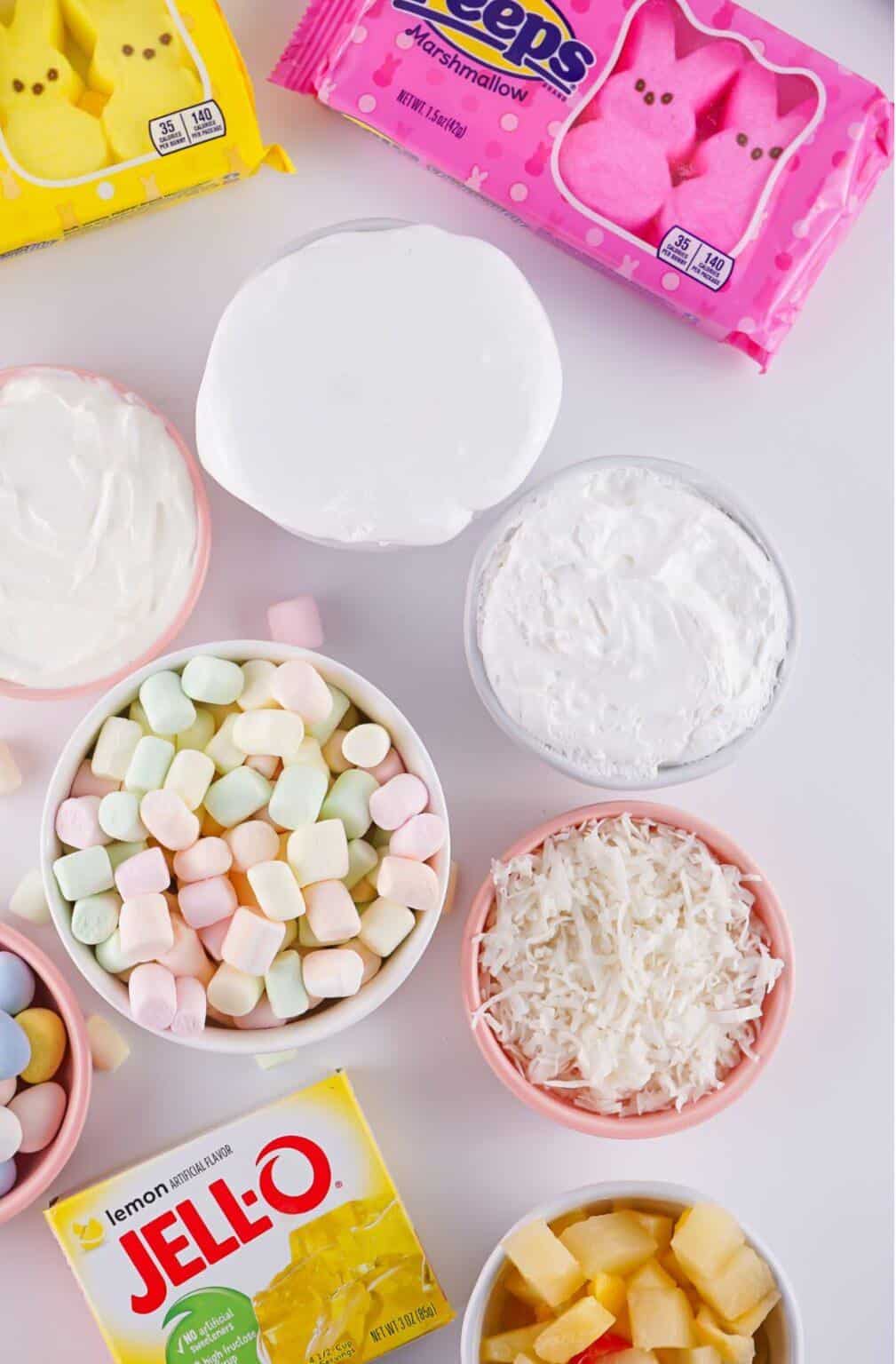 FESTIVE EASTER FLUFF SALAD - Sweet and Savory Morsels