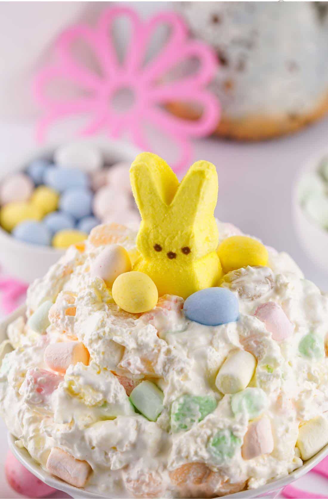FESTIVE EASTER FLUFF SALAD - Sweet and Savory Morsels