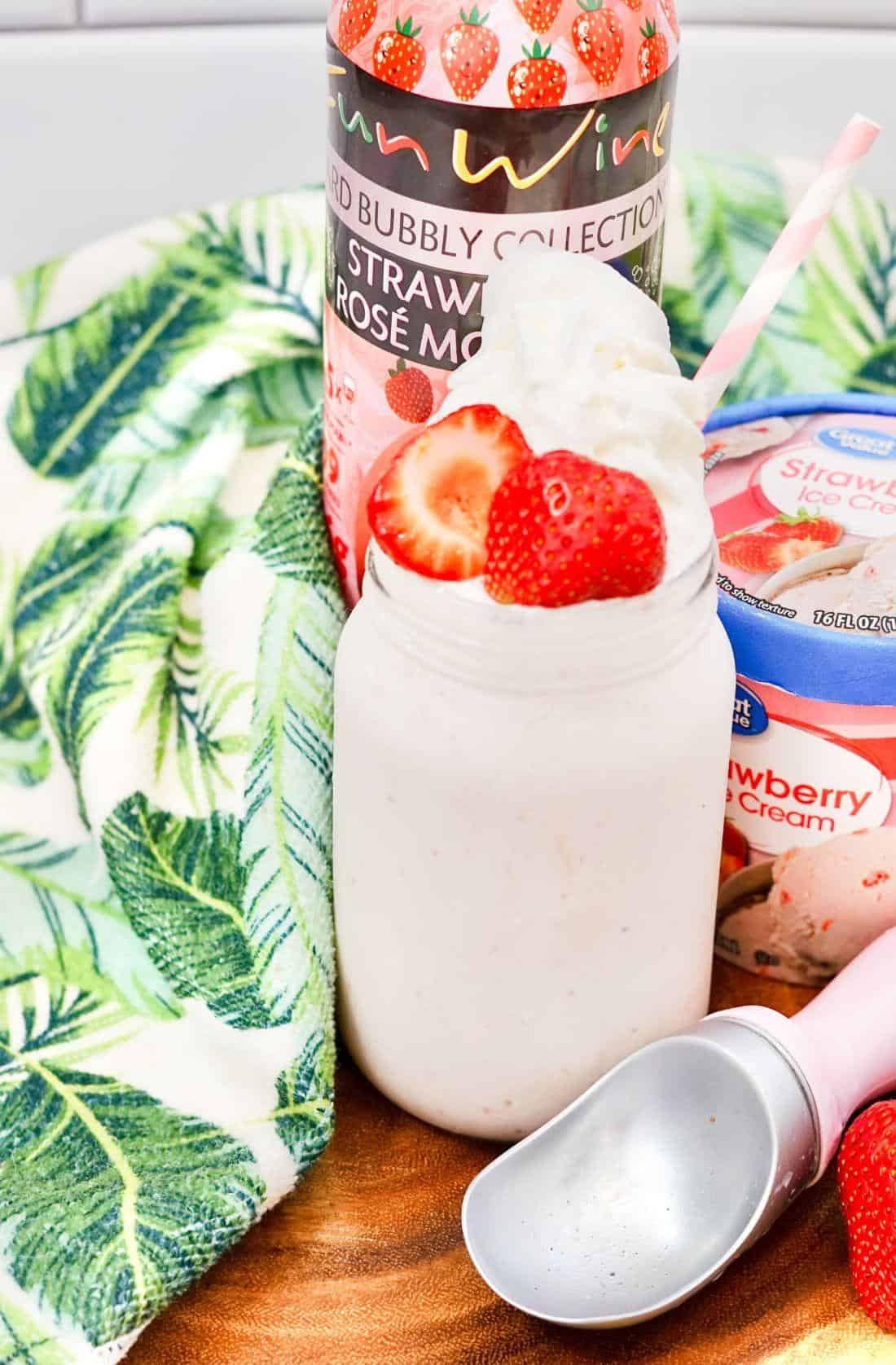STRAWBERRY ROSE SHAKE: CLASSIC WITH A TWIST - Sweet and Savory Morsels