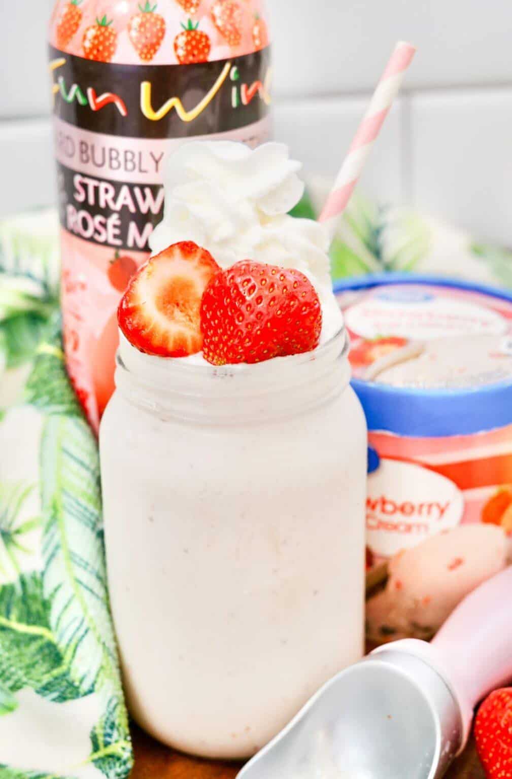 STRAWBERRY ROSE SHAKE: CLASSIC WITH A TWIST - Sweet and Savory Morsels