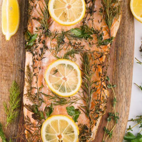 HERB ROASTED SALMON: QUICK PREP, FABULOUS FLAVOR - Sweet and Savory Morsels