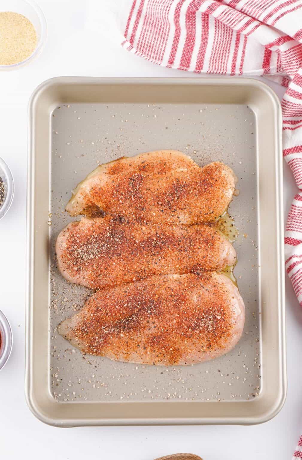CHICKEN SHEET PAN BAKE, EASY DISH - Sweet and Savory Morsels