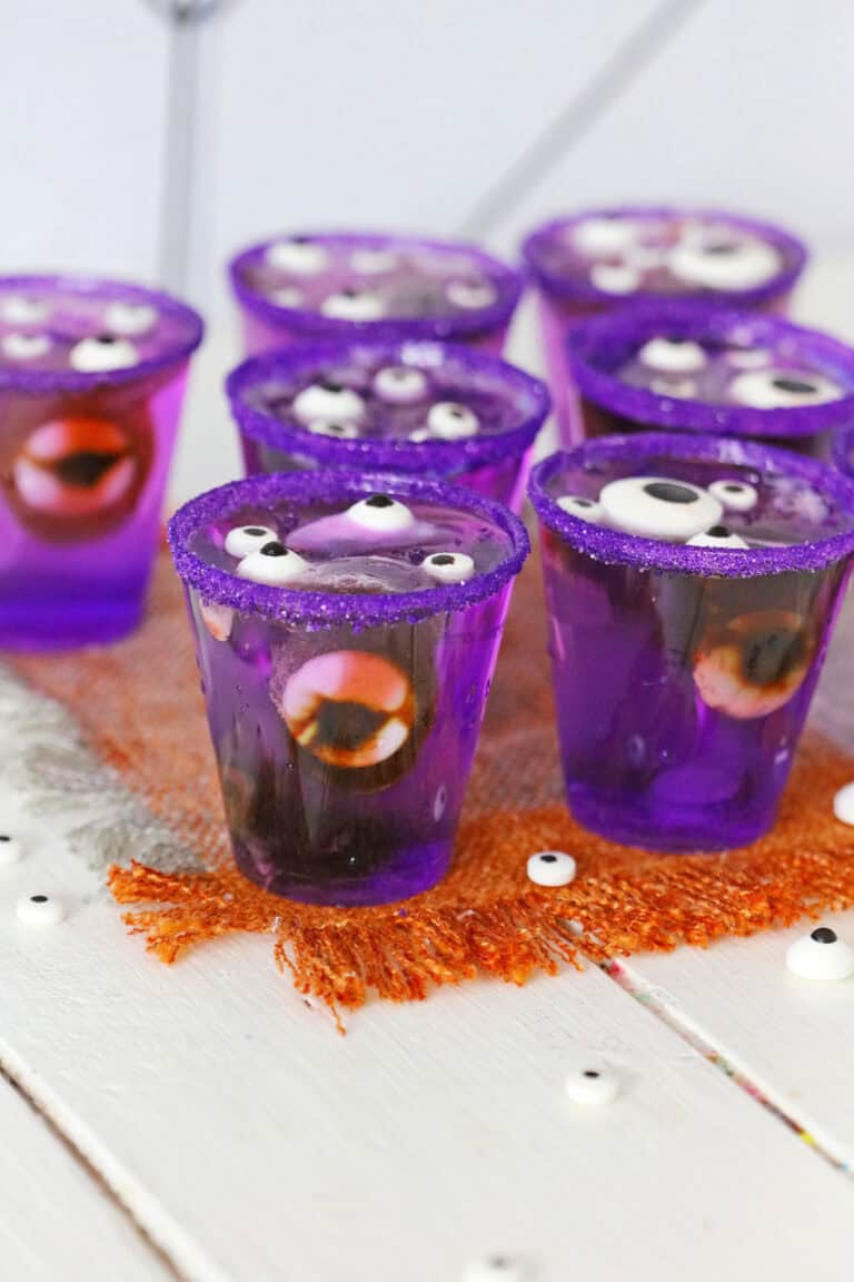 Creepy Monster Eye Jello Shots for Your Halloween Bash