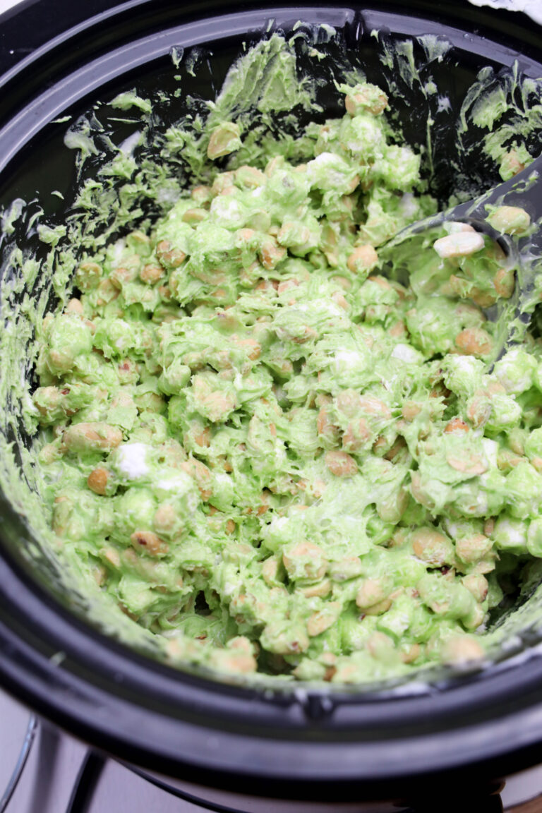 Creative Grinch Poop Peanut Clusters Recipe in the Crockpot