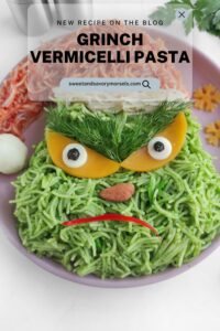 Fun Grinch Vermicelli Pasta Recipe for Holiday Cheer