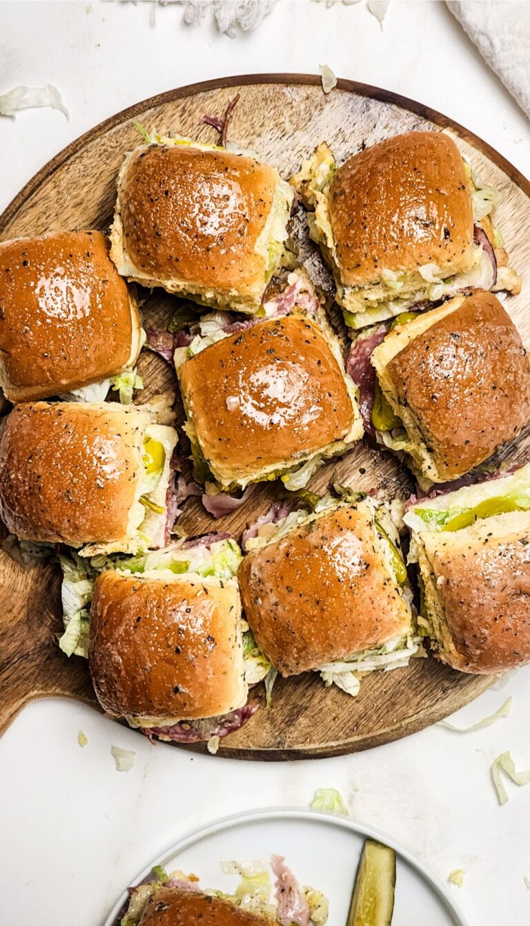 Easy Italian Sliders Recipe - Sweet and Savory Morsels