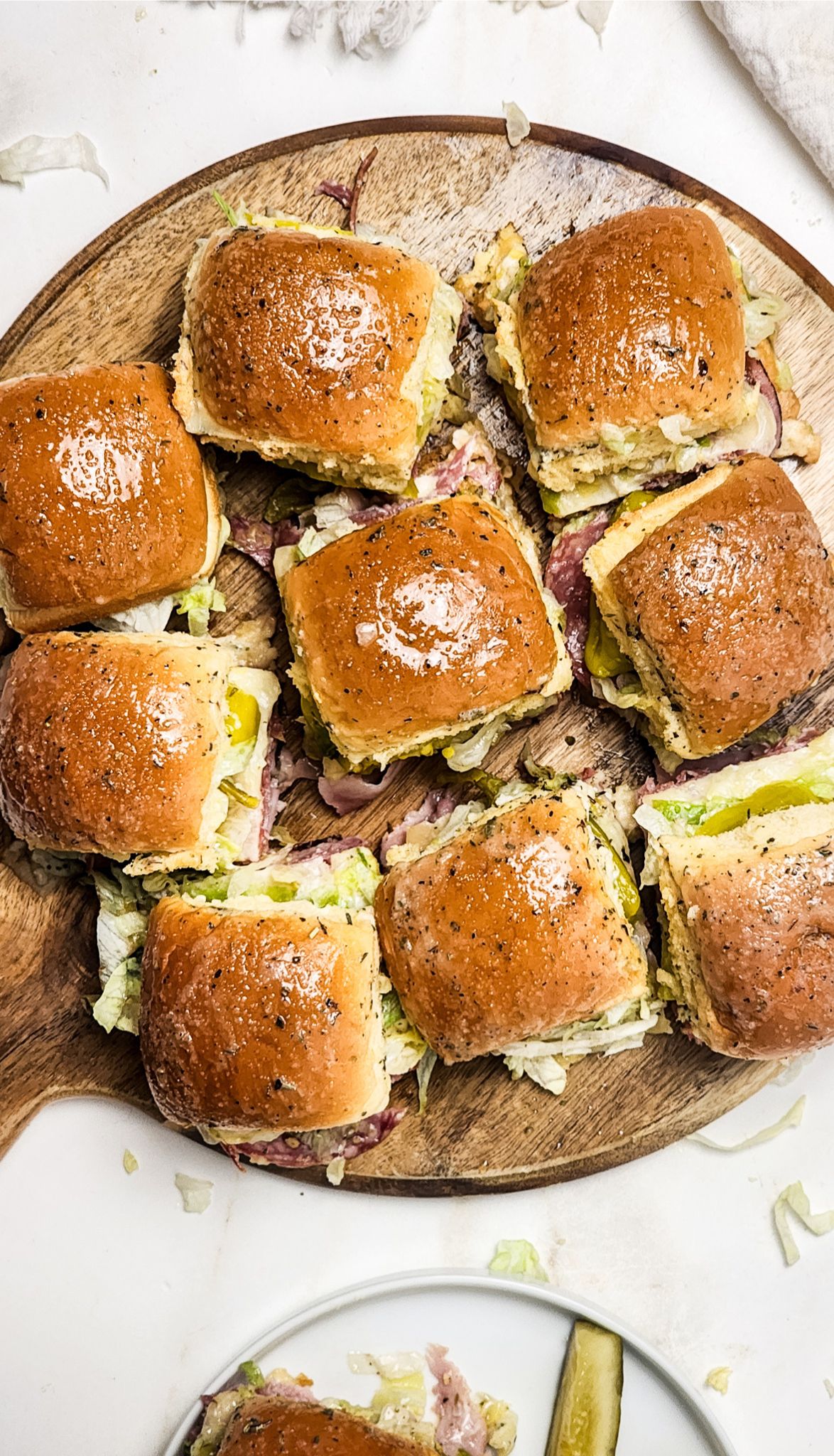 Easy Italian Sliders Recipe - Sweet and Savory Morsels
