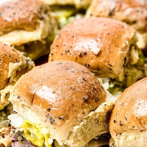 Easy Italian Sliders Recipe - Sweet and Savory Morsels